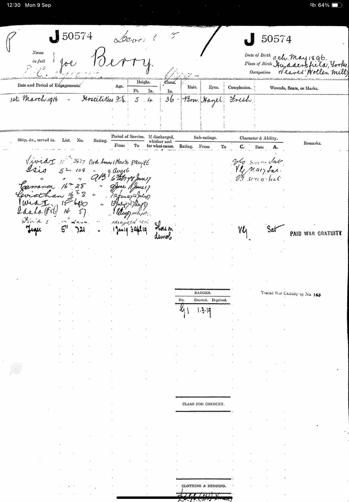 Repeated Postings To HMS Vivid 1 - Sailors, navies and the war at sea ...