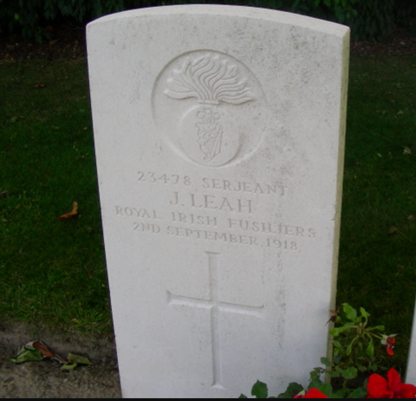 Sgt John William Leah (1893-1918) - Soldiers and their units - The ...