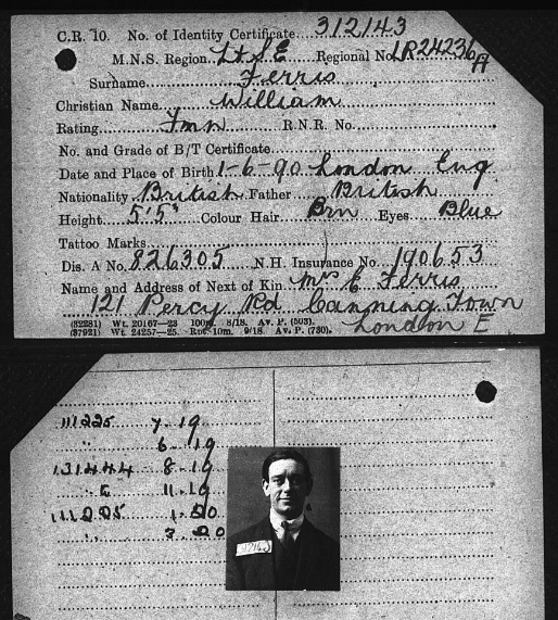 Merchant Navy WW1 William Ferris - Medals - The Great War (1914-1918) Forum