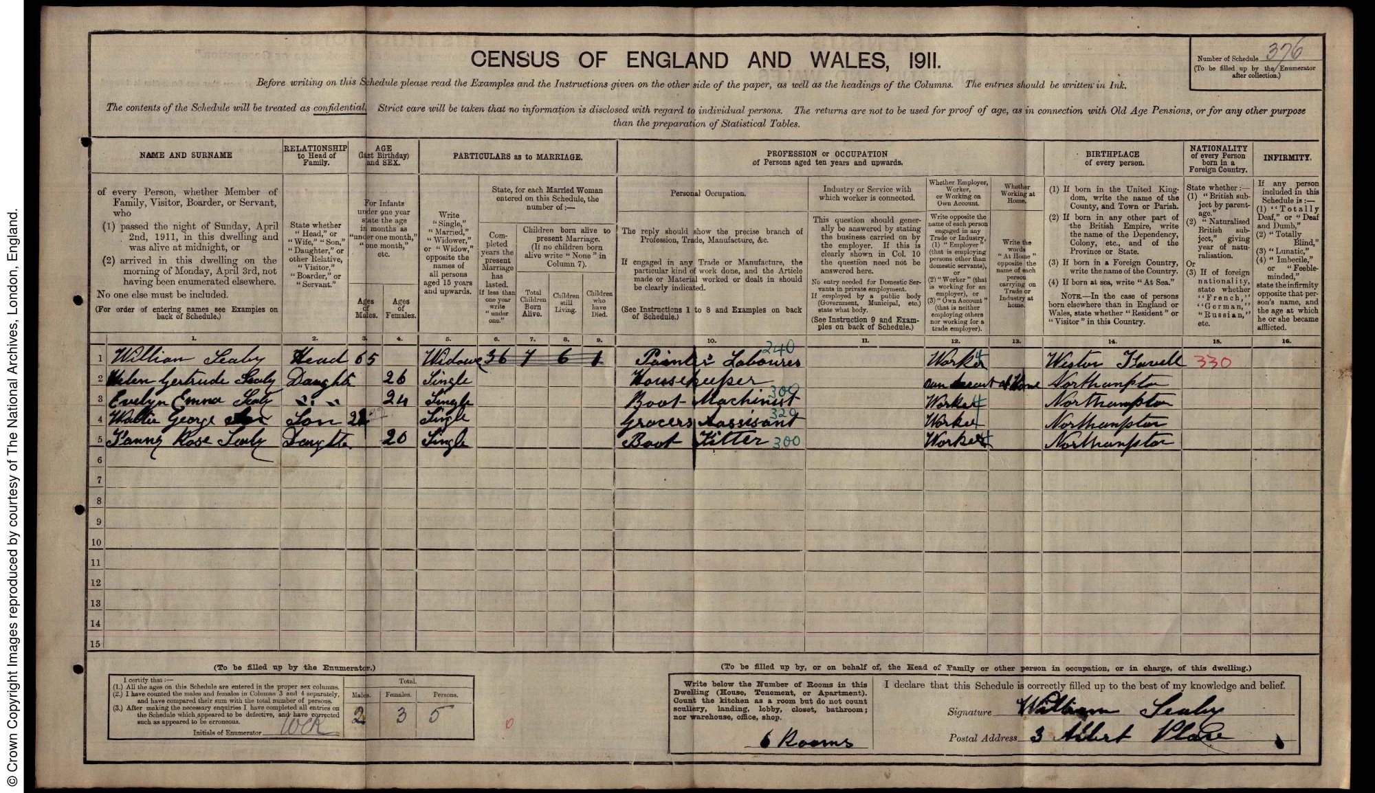 Private W. G. Seaby - 203016, 7th Battalion, Suffolk Regiment ...
