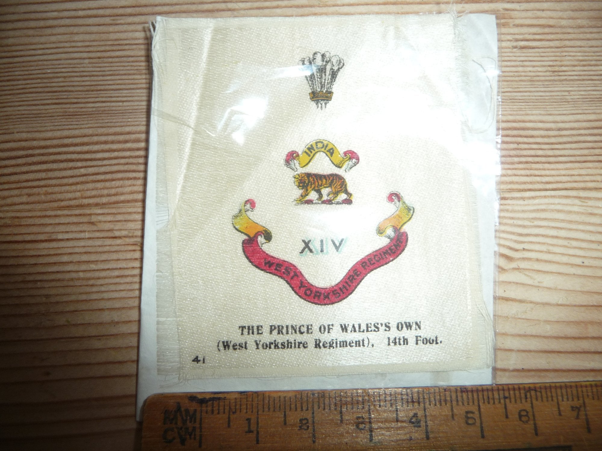WW1 Silk Label, possibly a clothing label? - Other Equipment - The ...