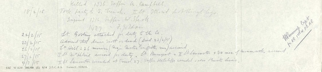 171st tunnelling company at Hill 60, 1915 - did they include any of ...