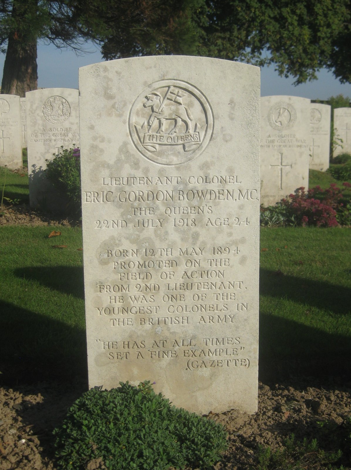 A Quick Question on Commonwealth War Graves - Cemeteries and memorials ...