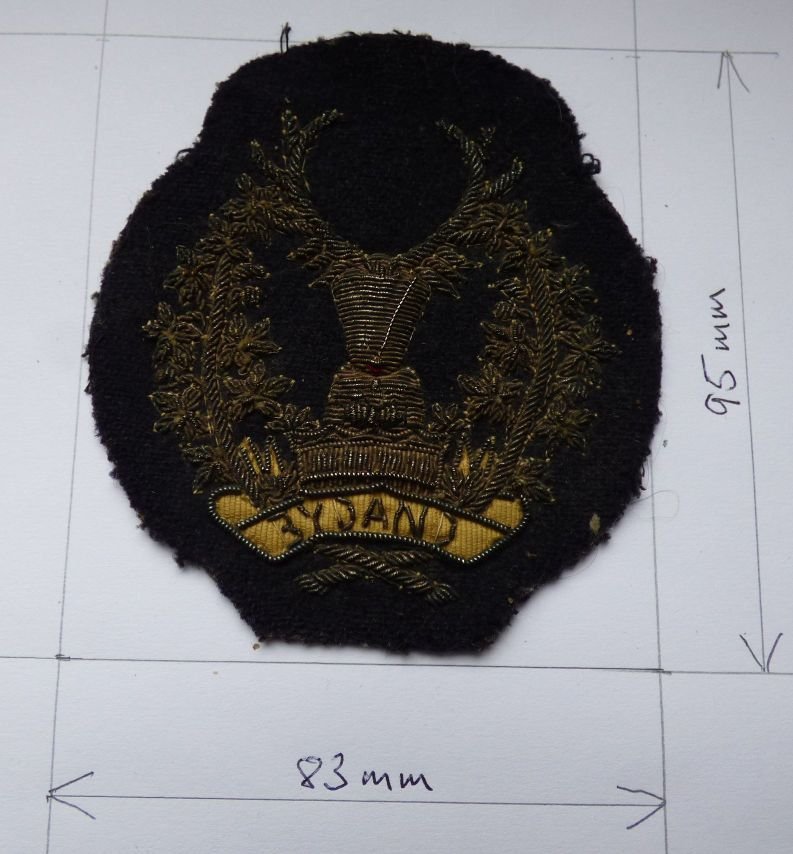 Gordon Highlanders pocket badge - Uniforms,Cap Badges and Insignia ...