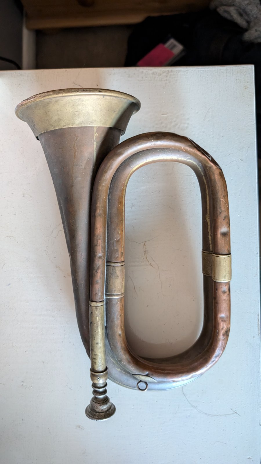 Is this Bugle from WWI? - Other Equipment - The Great War (1914-1918) Forum