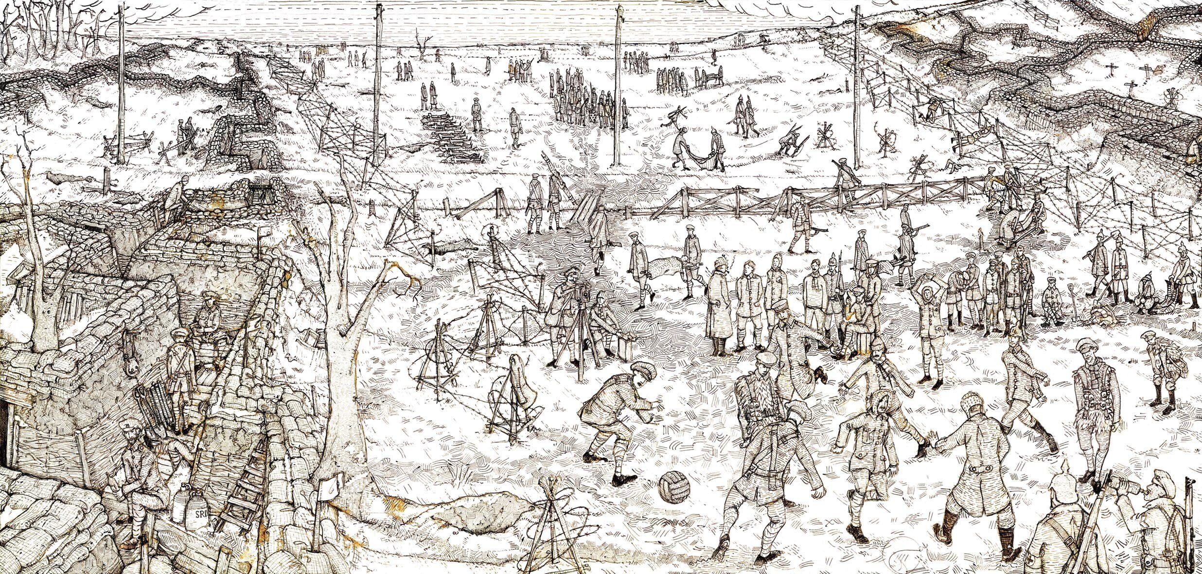 Christmas Truce 1914 - Gunners - Northumbrian Gunner meanderings - The ...