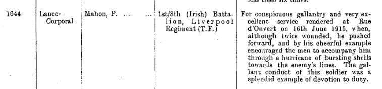 Pte Thomas Baker KLR - Military Medal at the age of 16 - Page 2 ...