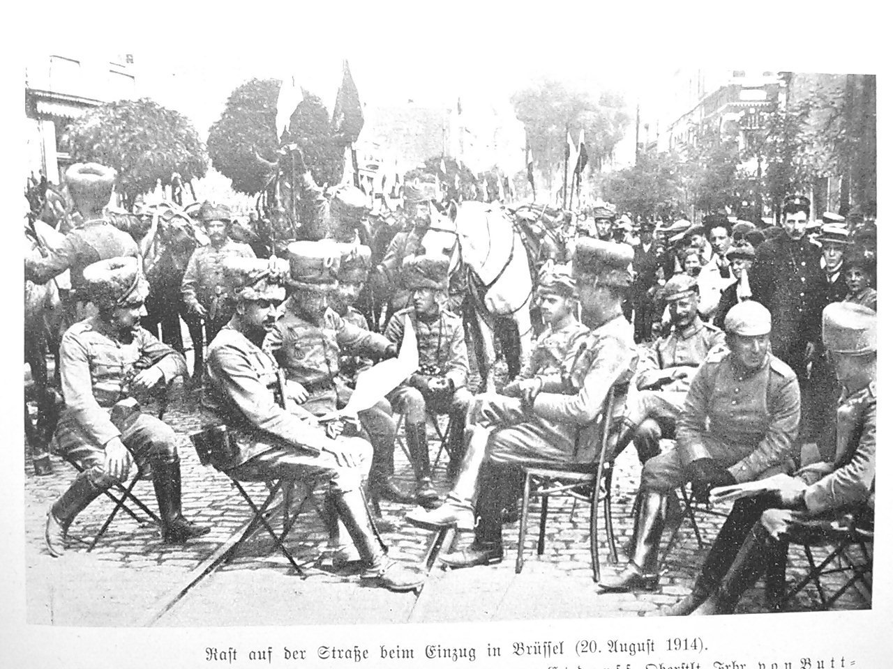 Le Cateau, 26 August 1914 - German cavalry facing 5th Division, near ...
