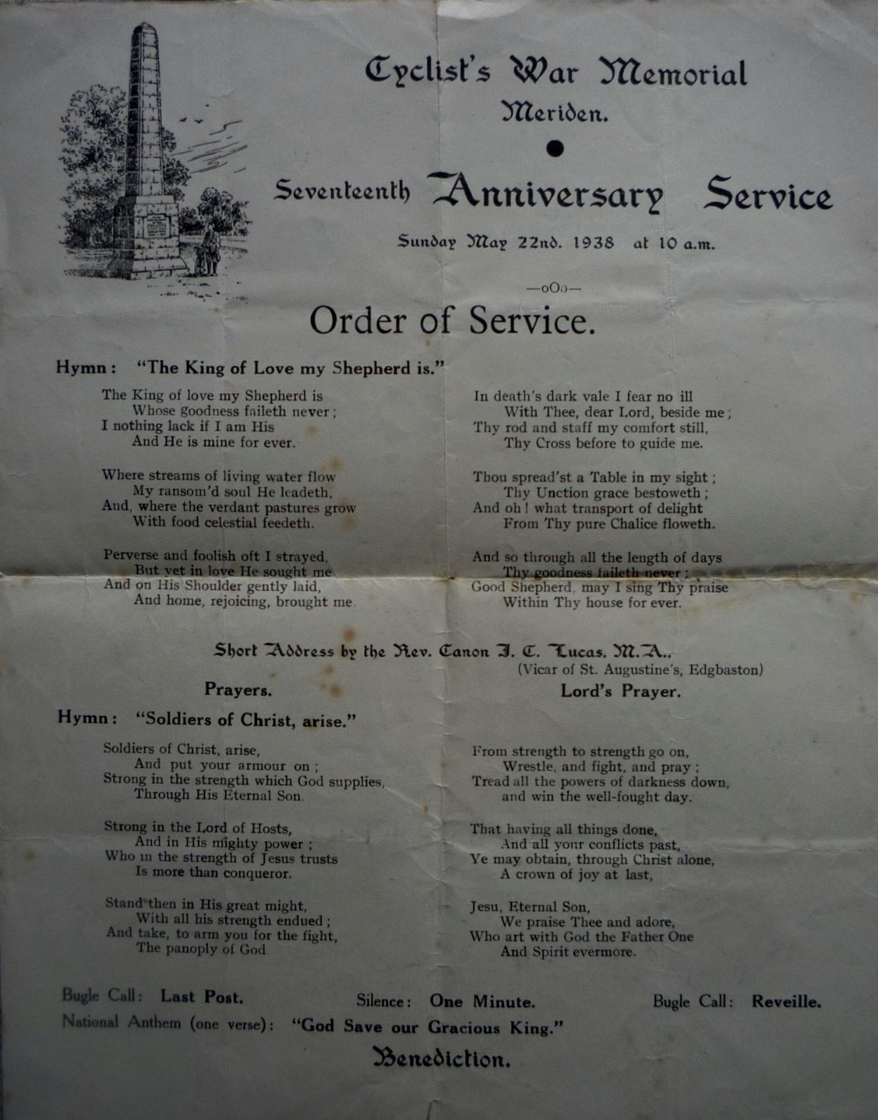 The Cyclist's War Memorial, Meriden - Cemeteries and memorials - The ...
