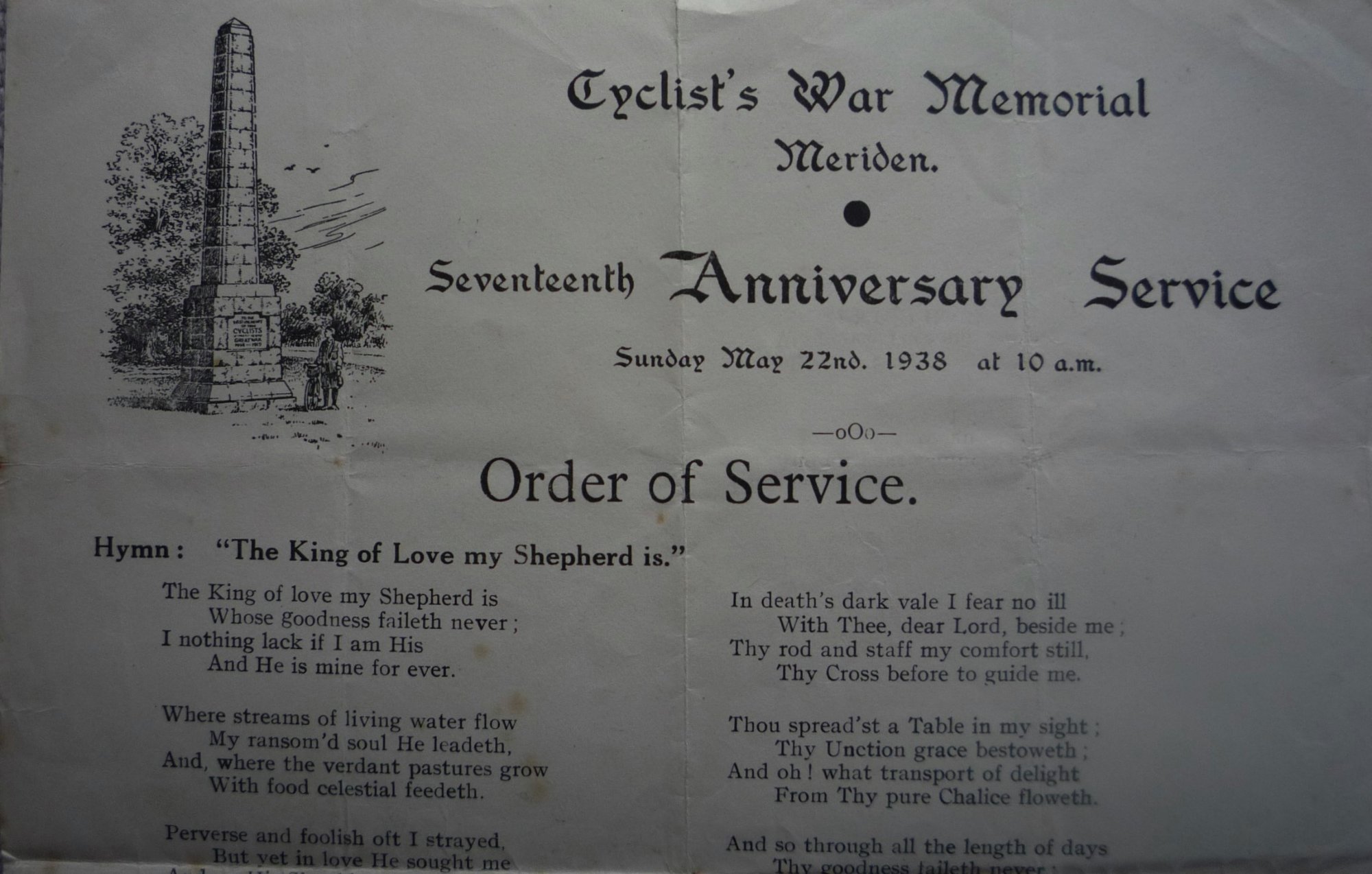 The Cyclist's War Memorial, Meriden - Cemeteries and memorials - The ...