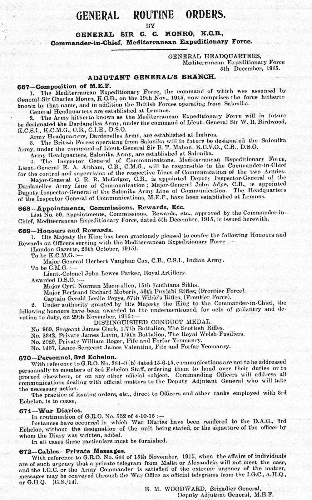 Major Bertrand Richard Moberly – did he serve in Gallipoli, possibly on ...