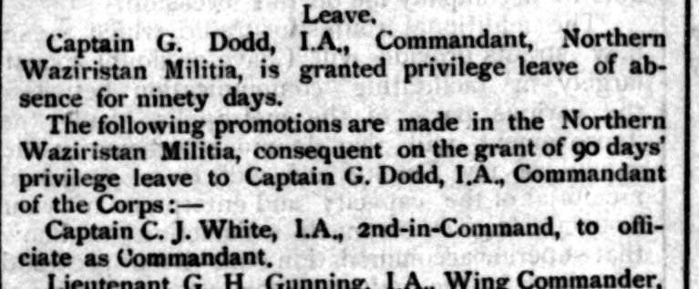 Captain Charles James White, 53rd Sikhs - Soldiers and their units ...