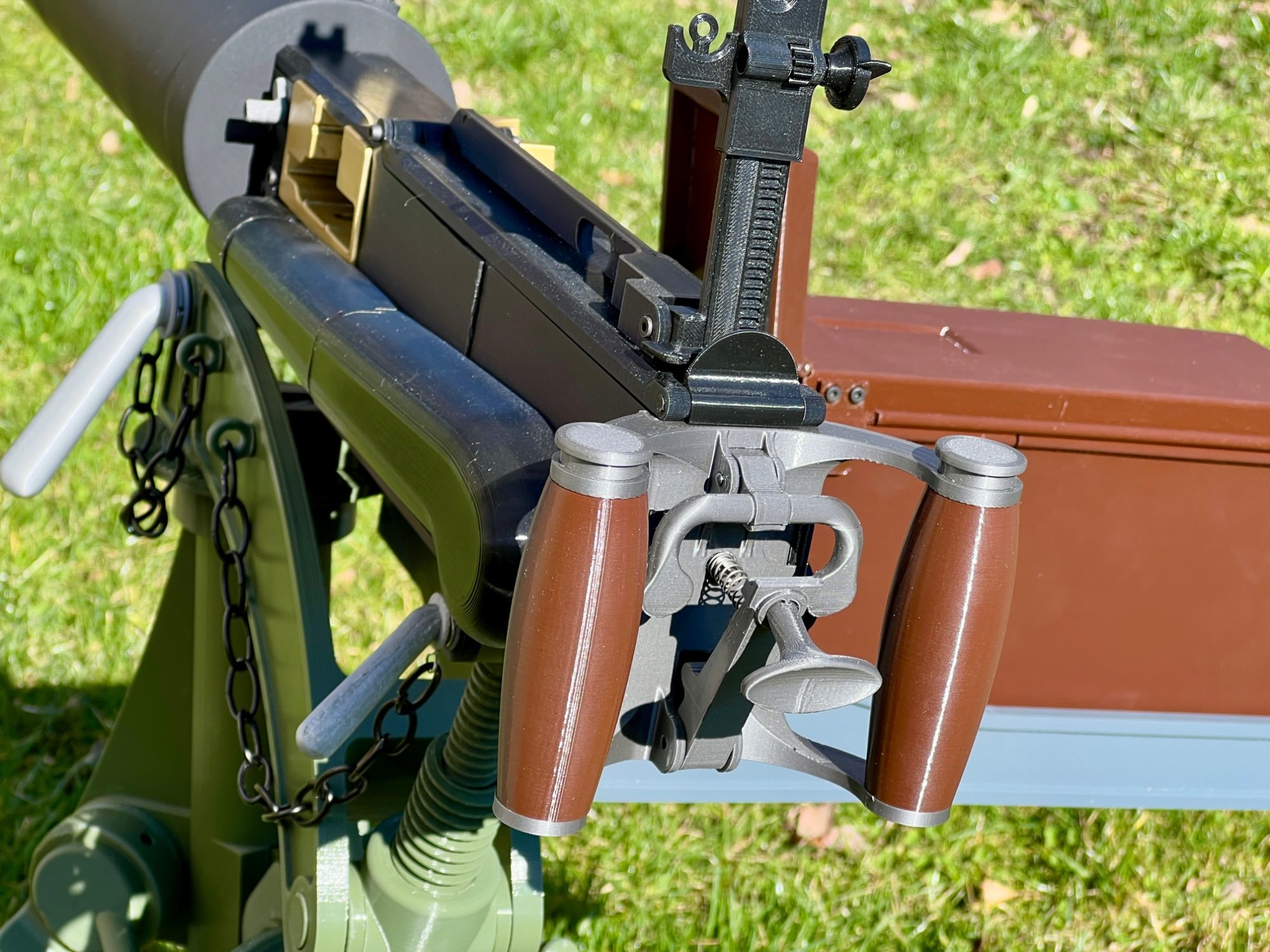 WW1 PROJECT - Vickers machine gun - model 1:1 - 3D printed - Arms and ...