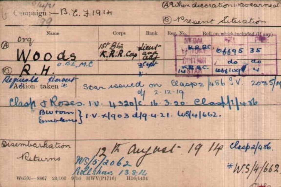 Captain Wood - Soldiers and their units - The Great War (1914-1918) Forum