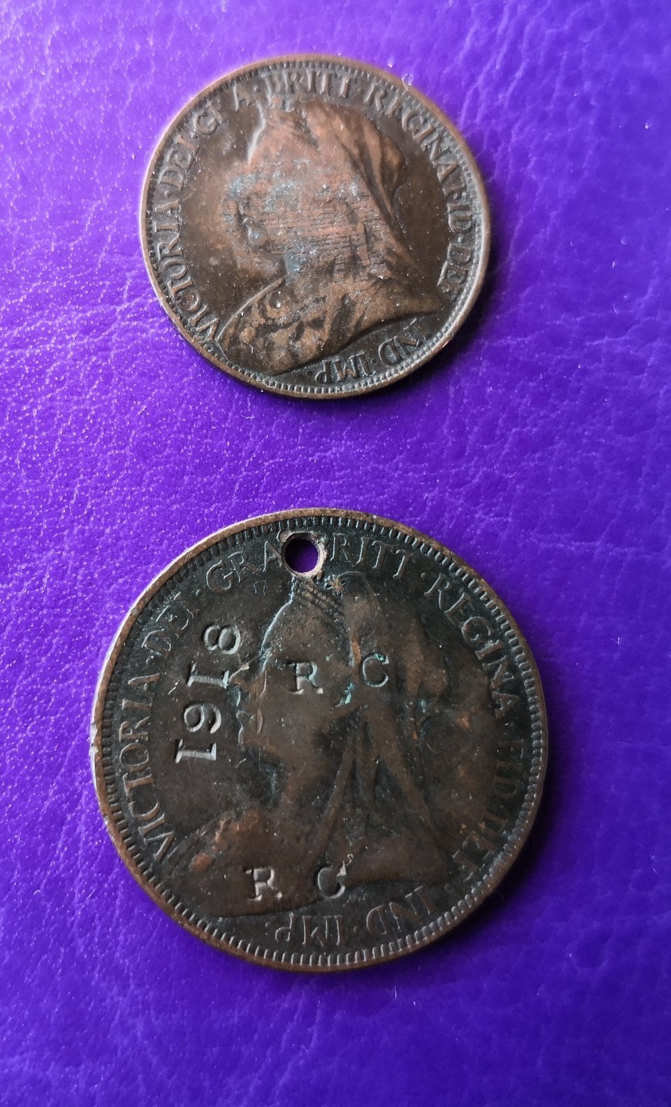 Stamped Victorian coins - Other Great War Chat - The Great War (1914 ...