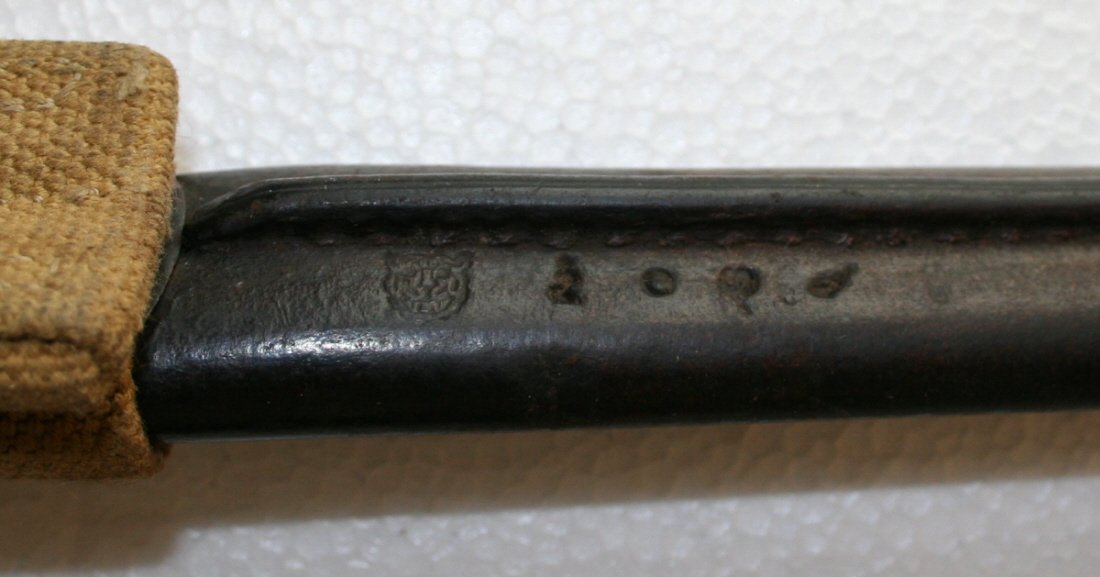 Original Leather 1907 Siamese Smiling Tiger marked Scabbards. - Arms ...