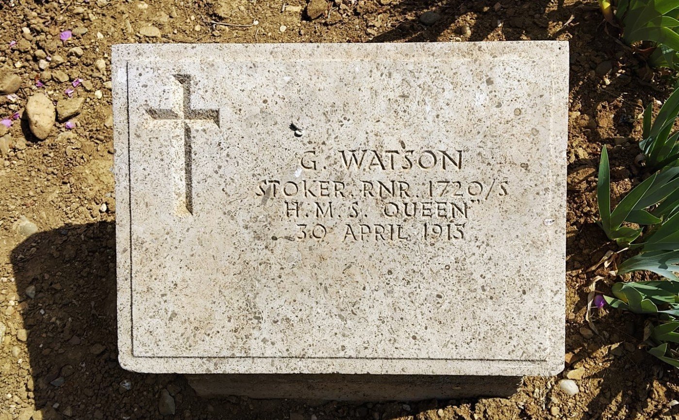 Royal Navy stoker buried at Baby 700 Cemetery - Gallipoli - The Great ...