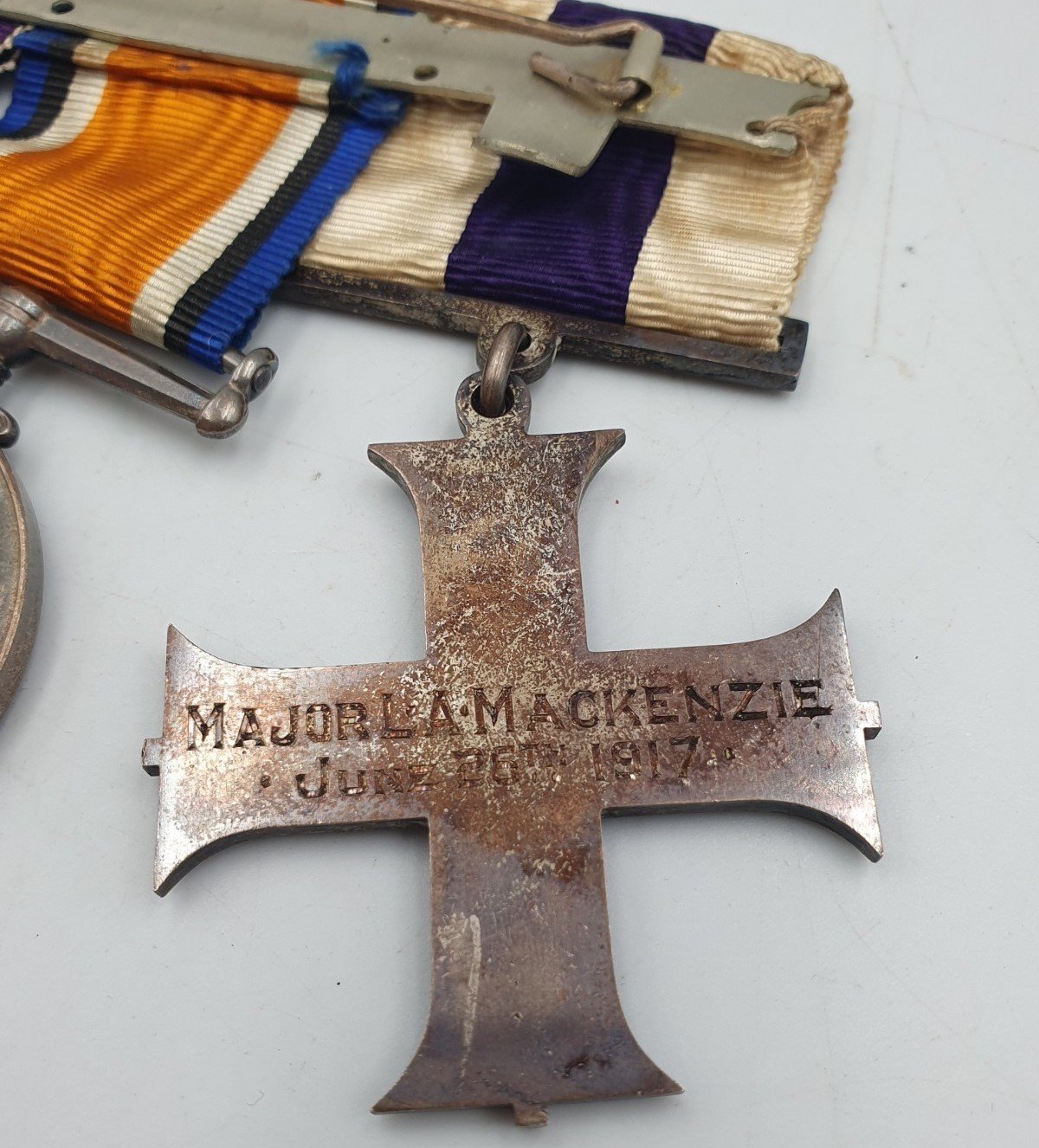 Major Laurence Abel Mackenzie MC (1917), RAMC - Medals - The Great War ...