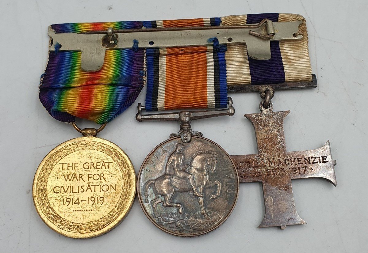Major Laurence Abel Mackenzie MC (1917), RAMC - Medals - The Great War ...