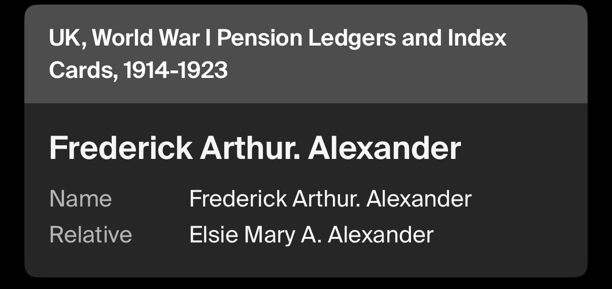 Arthur Frederick Alexander ROSB - Soldiers and their units - The Great ...