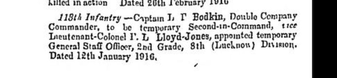 Lt. Colonel Frederic Llewellyn Lloyd-Jones - Soldiers and their units ...