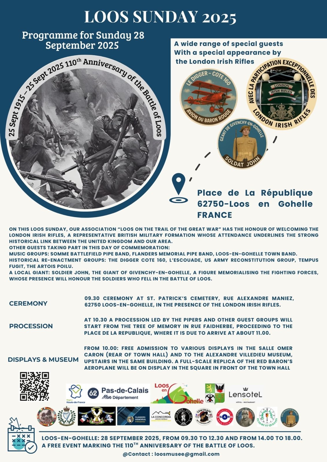 Loos sunday 28 september 110 anniversary - The Western Front - The ...