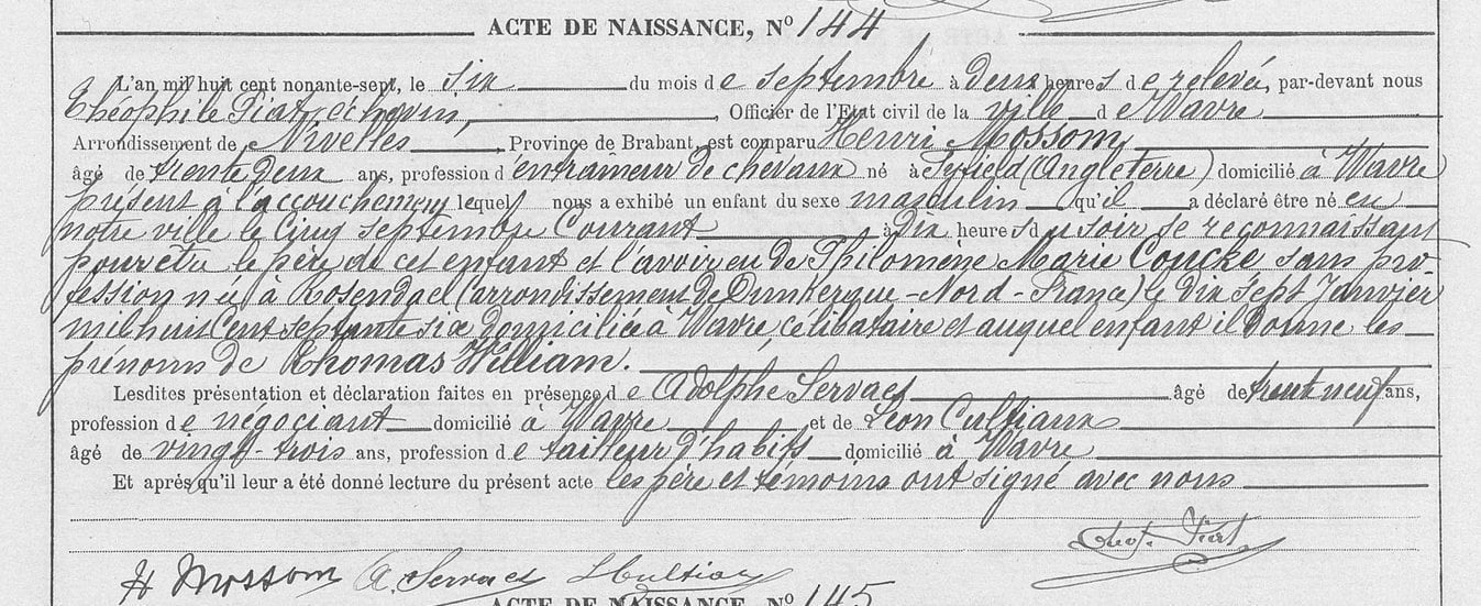 Dvr. Thomas William MOSSOM, T4/059909, Army Service Corps - Possible ...