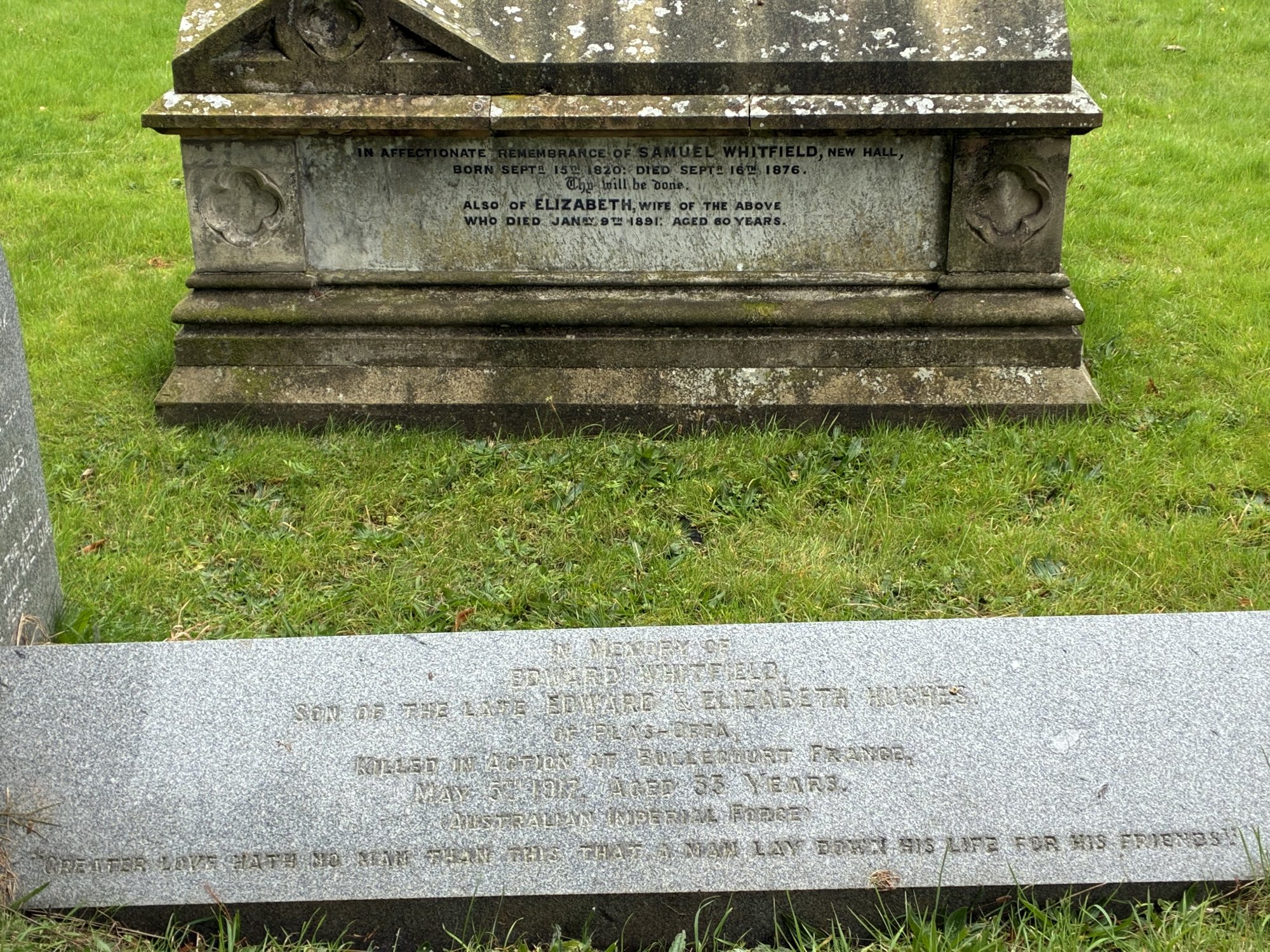 Edward Whitfield AIF - Cemeteries and memorials - The Great War (1914 ...