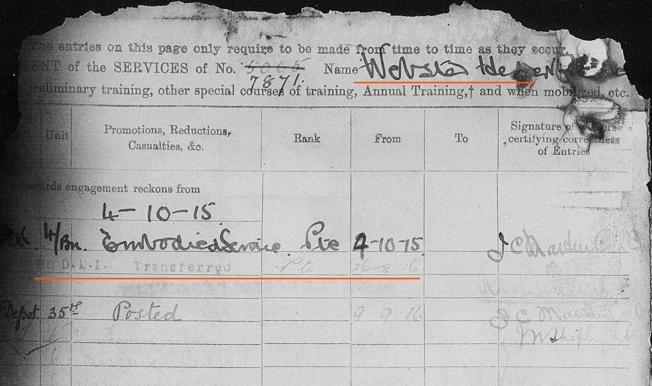 Albert Thorpe 6th Durham Light Infantry Died 5th November 1918 6/5578 ...