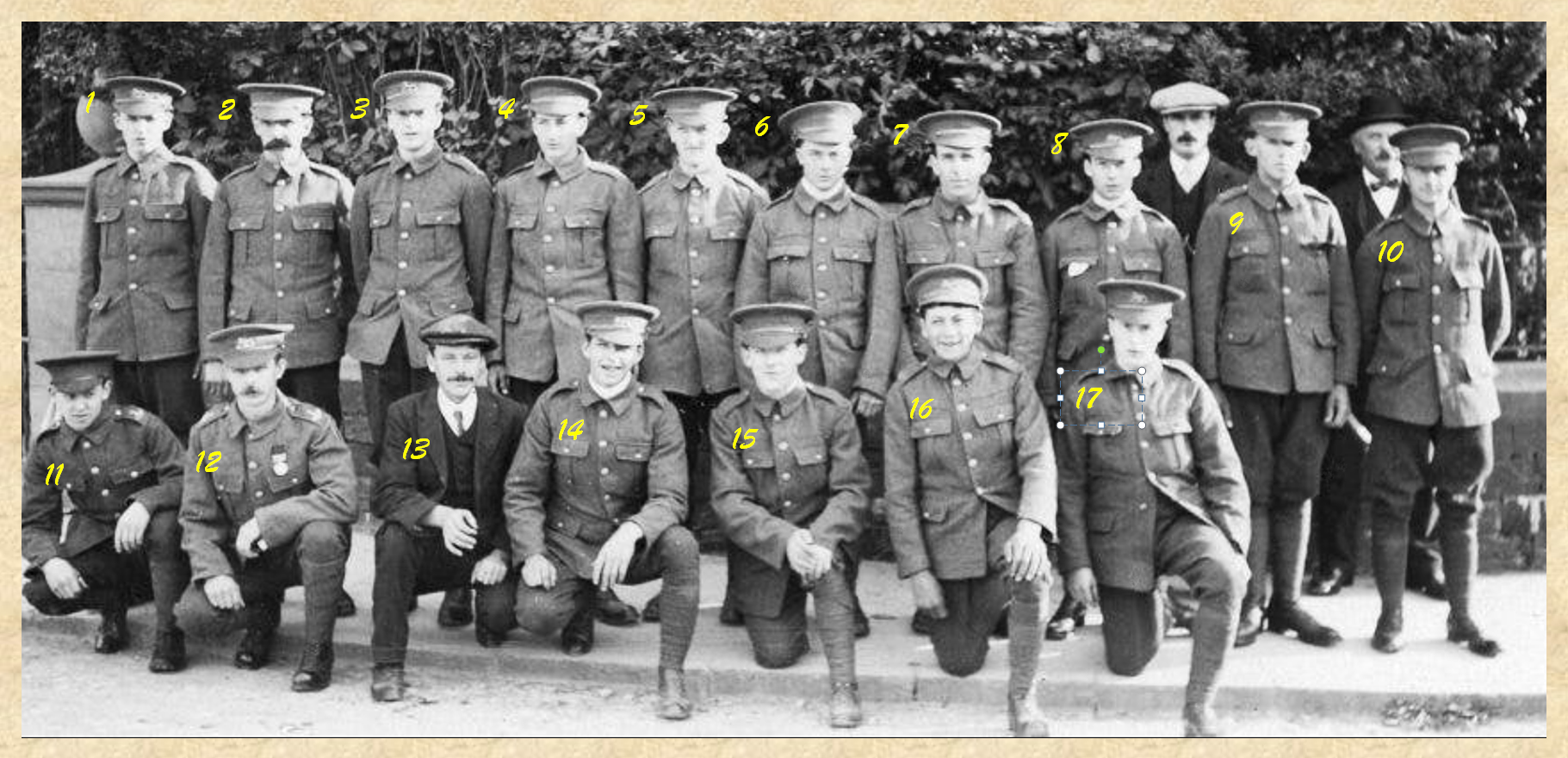 Corporal Thomas Shaw 5481 Border Regiment and of interest to Kings Own ...