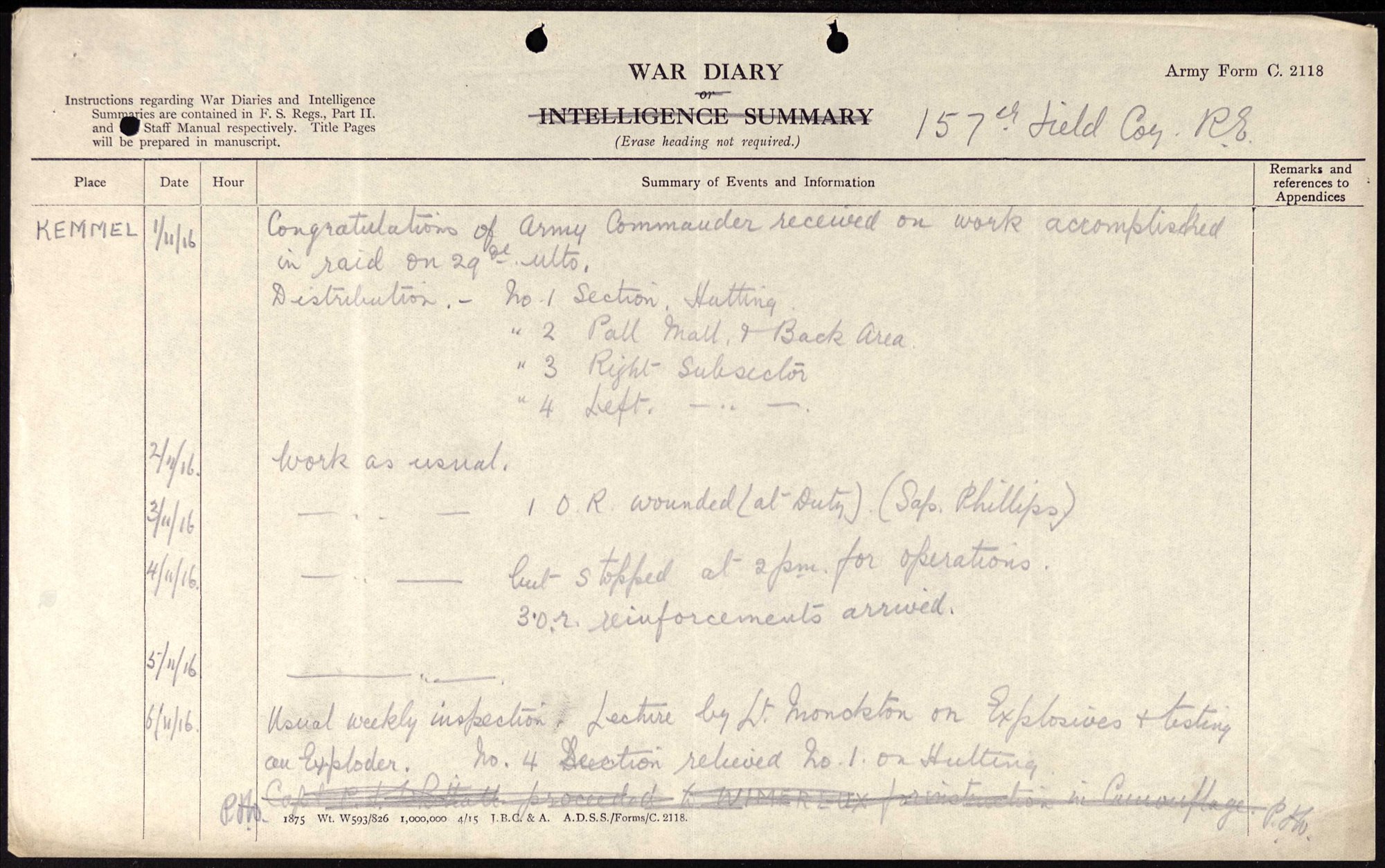 Creating a family tour to walk in the footsteps- 157 Field Company ...