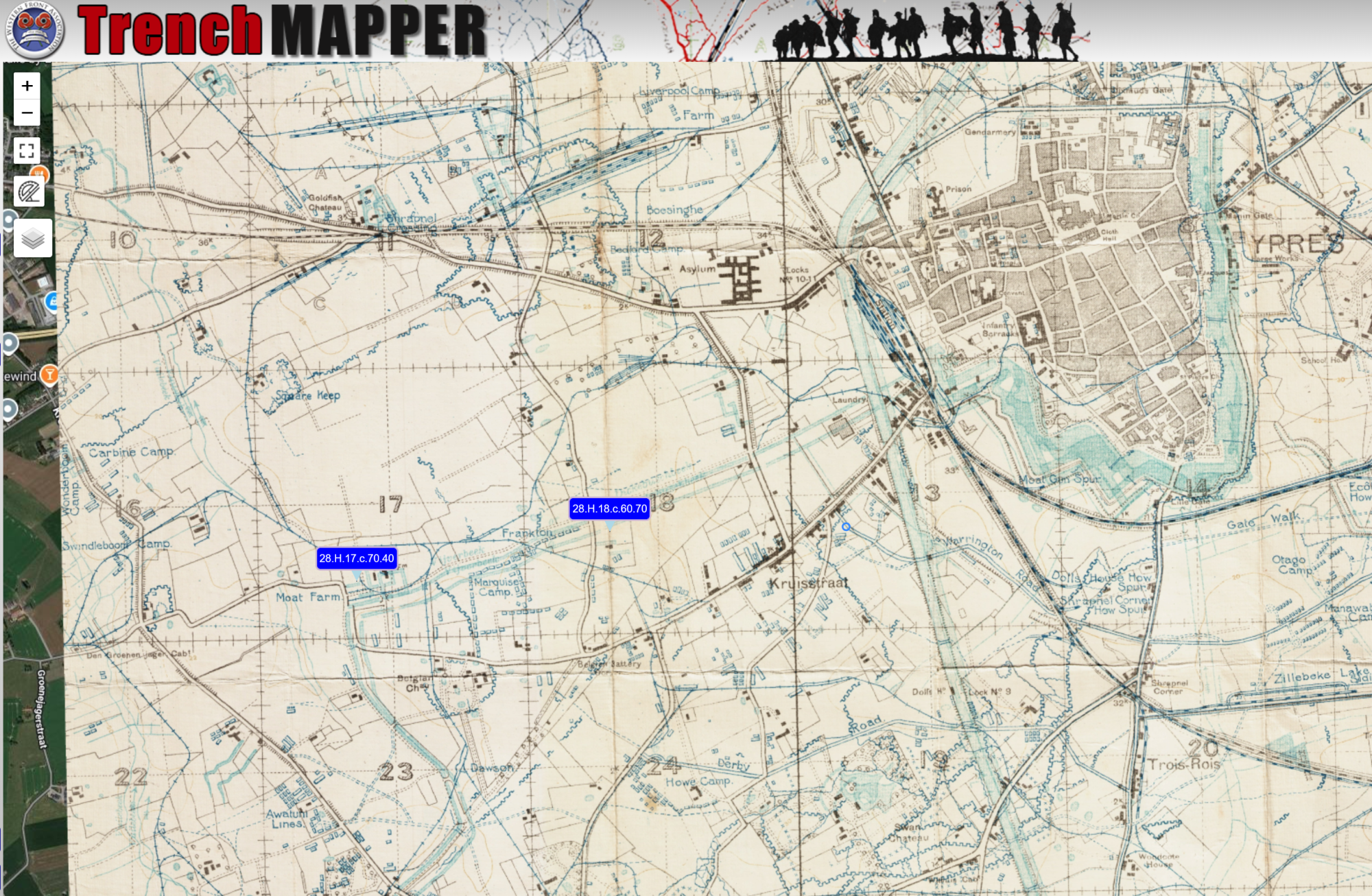 War Diary Maps - Soldiers and their units - The Great War (1914-1918) Forum