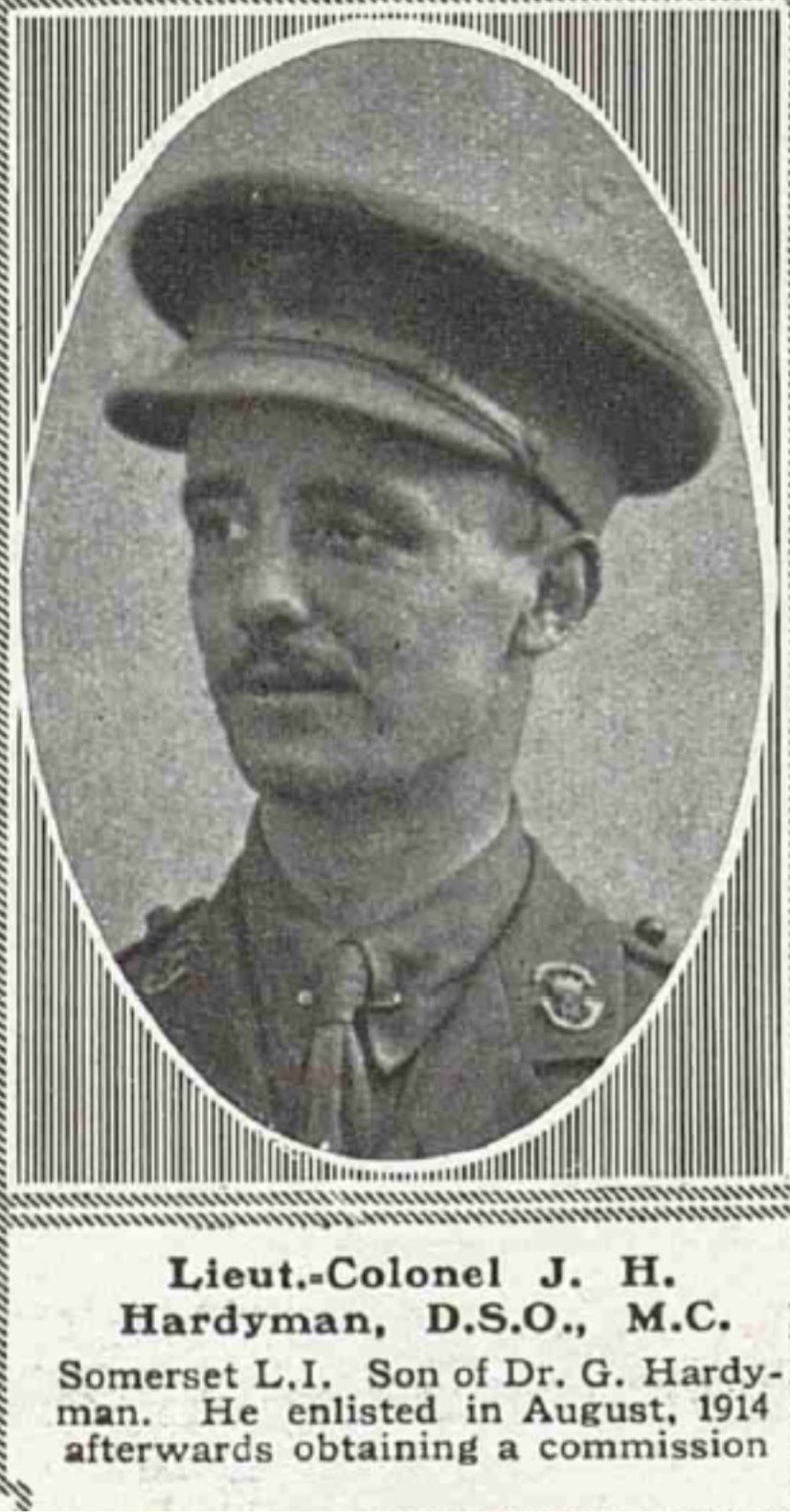 Youngest DSO recipient. - Soldiers and their units - The Great War ...