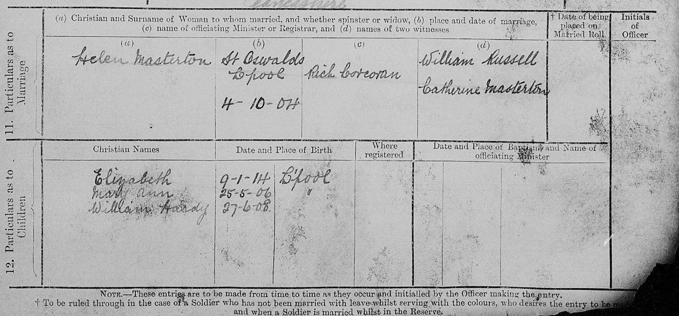 Service Records Puzzle - Soldiers and their units - The Great War (1914 ...
