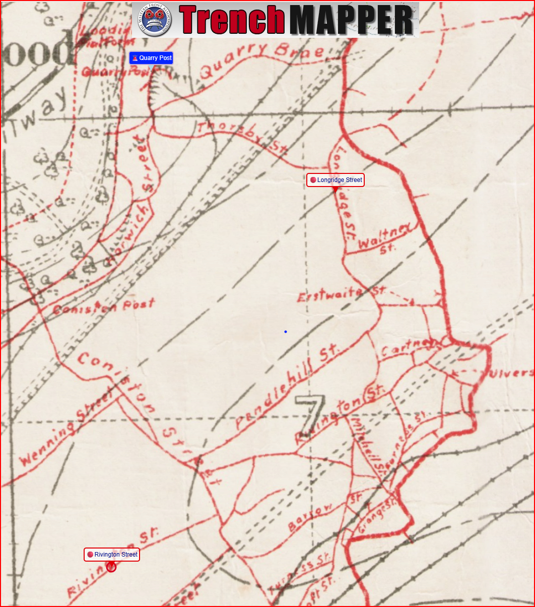 Trench names battle of the somme - The Western Front - The Great War ...