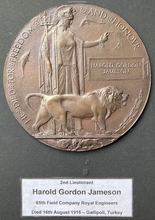 2nd Lieutenant Harold Gordon Jameson, born Shanagolden, Co Limerick, a ...