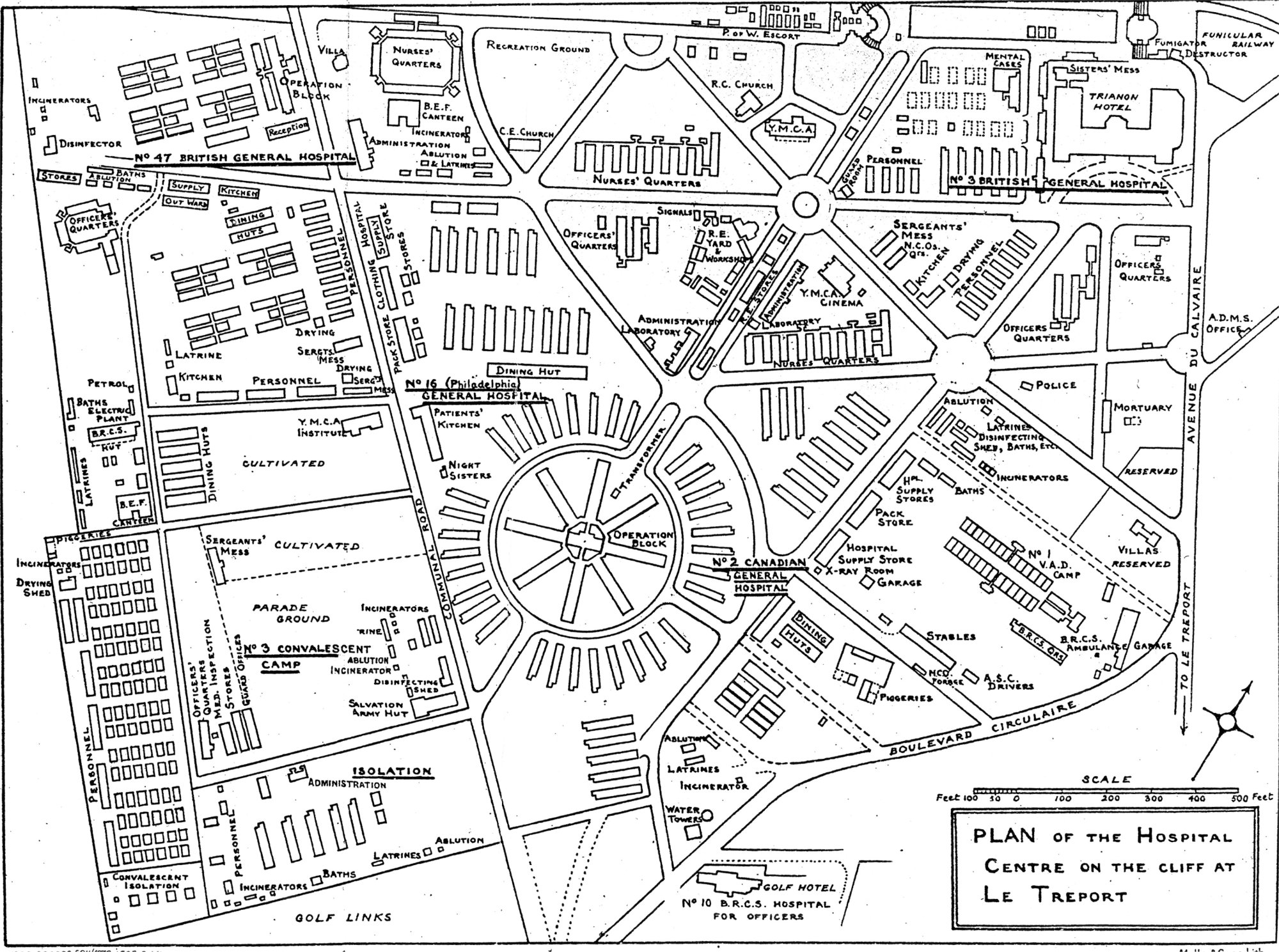 Le Treport Military Hospital - The Western Front - The Great War (1914 ...