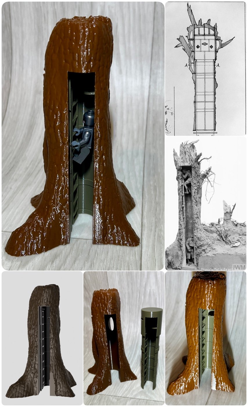 WWI Observation tree - scale model - Other Equipment - The Great War ...