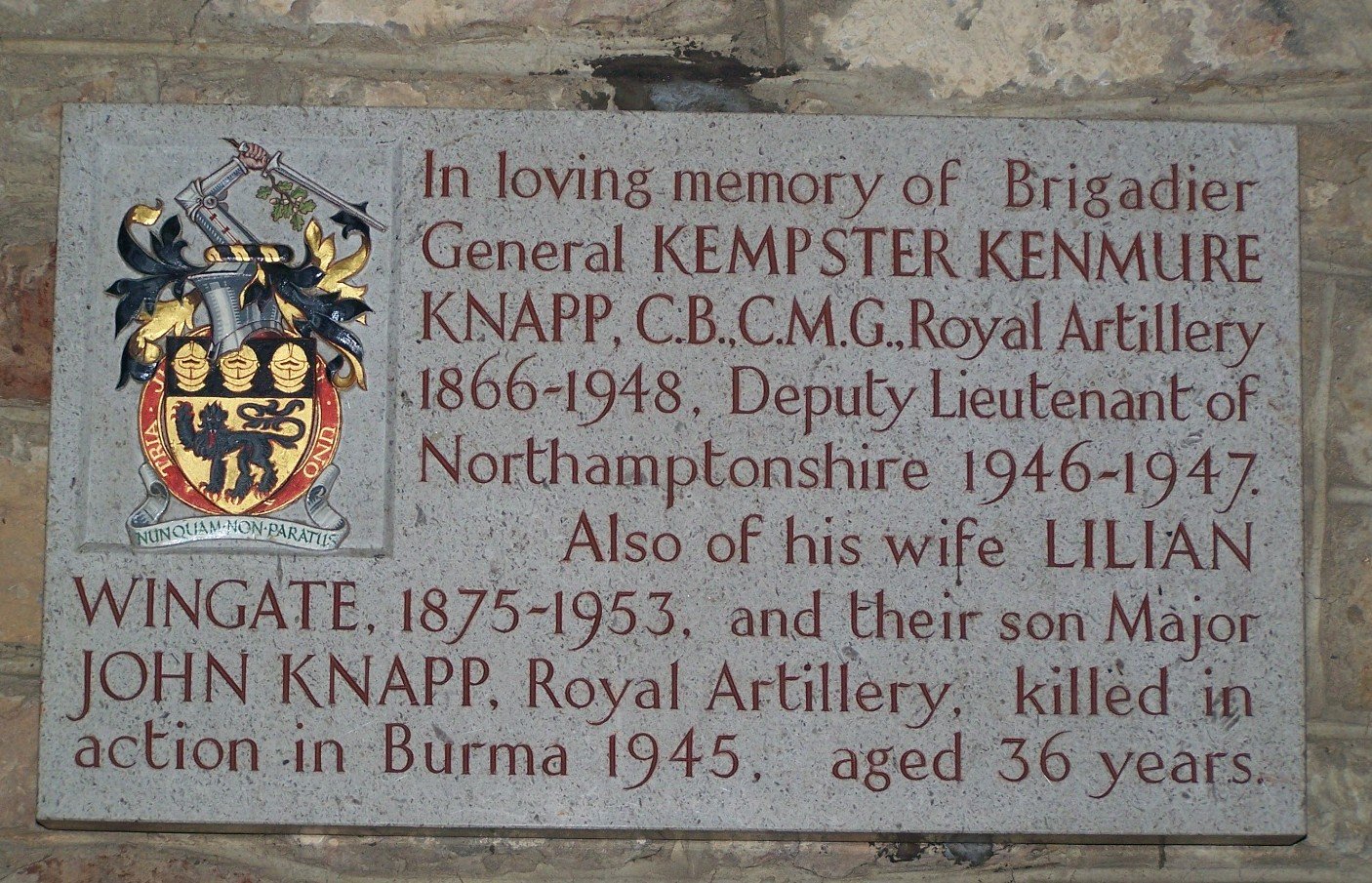 Brig. Gen. Kempster Kenmure Knapp Royal Artillery - Soldiers and their ...