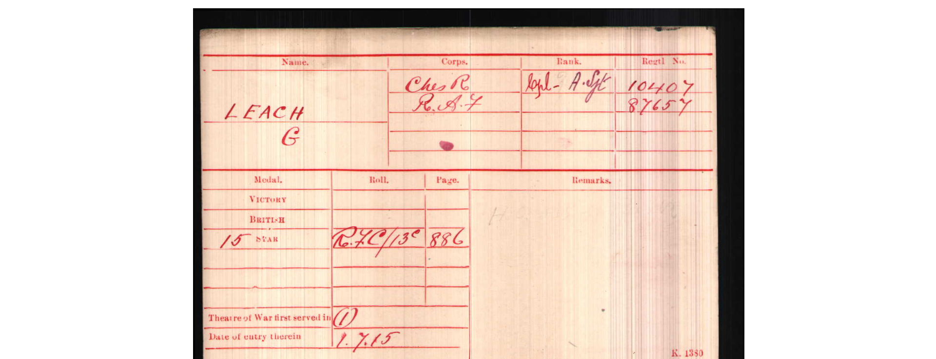 G Leach - Air Gunner - Have I got the right man or were there 2 air ...