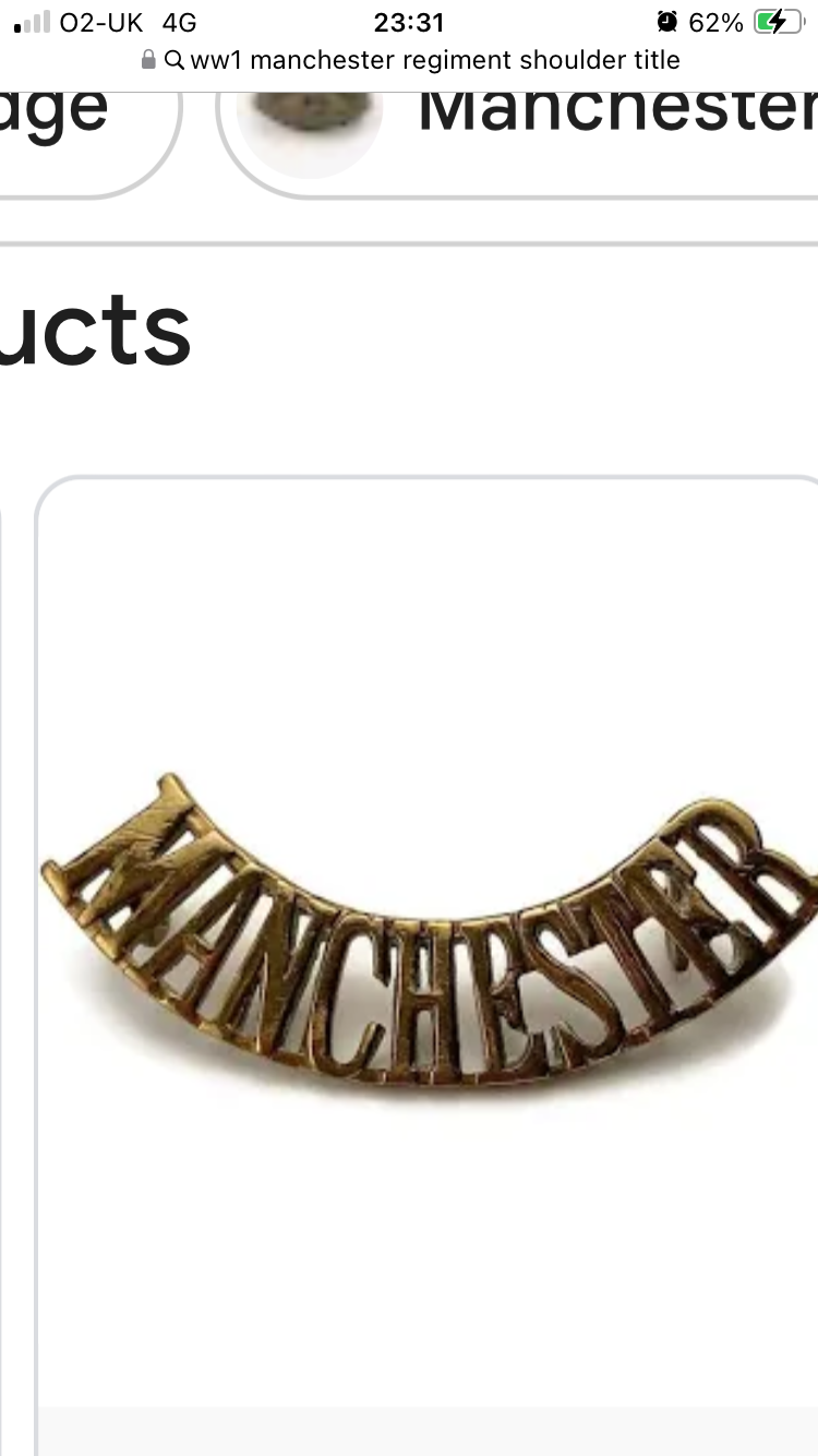 Family Photo - Help With Confirmation of Regiment WW1 - Manchesters ...