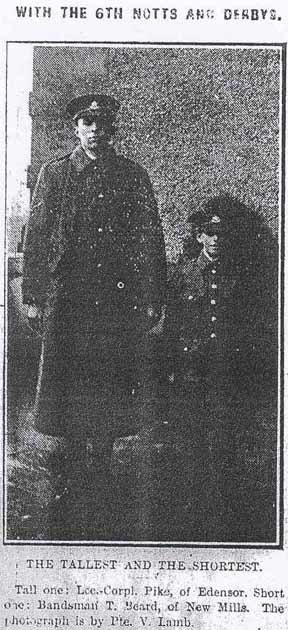 Who was the tallest? - Soldiers and their units - The Great War (1914 ...