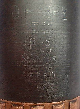 Identifying artillery projectiles by driving band attachment marks ...