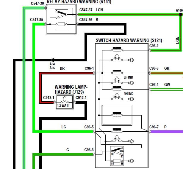 emergency flasher switch - Defender Forum (1983 - 2016) - LR4x4 - The ...