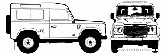 Side view drawing - Defender Forum (1983 - 2016) - LR4x4 - The Land ...