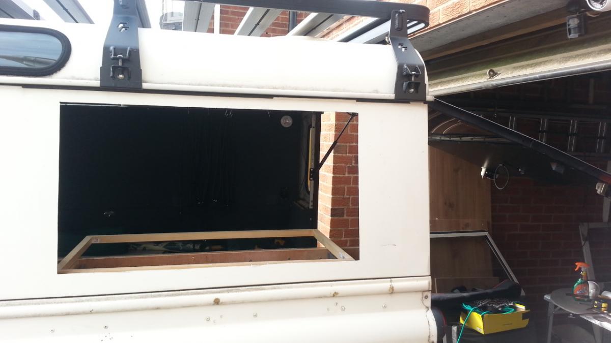 110 Side locker project. £90 for custom made door, all in! - Defender ...