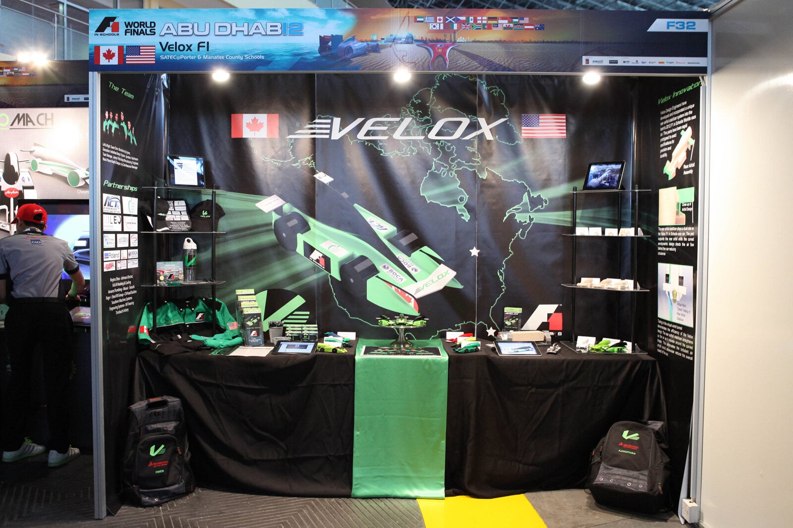 Velox F1 - Canada & USA Collaboration - Pit Displays - Yas in Schools ...