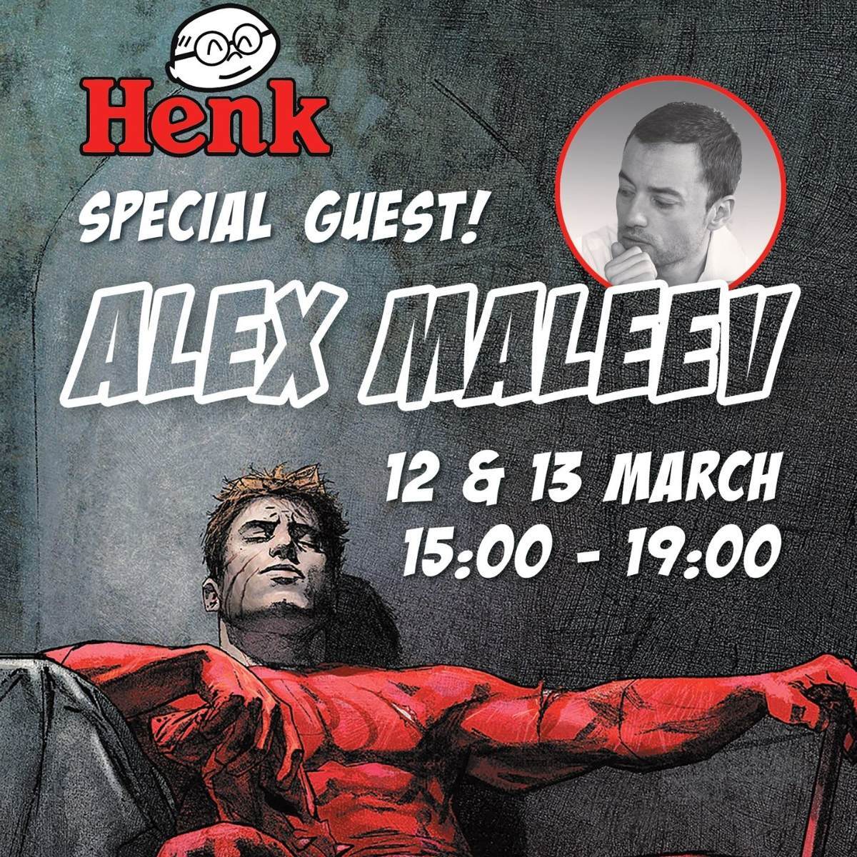 Alex Maleev in Amsterdam 2024 - Stripbeurzen - De Getekende Reep