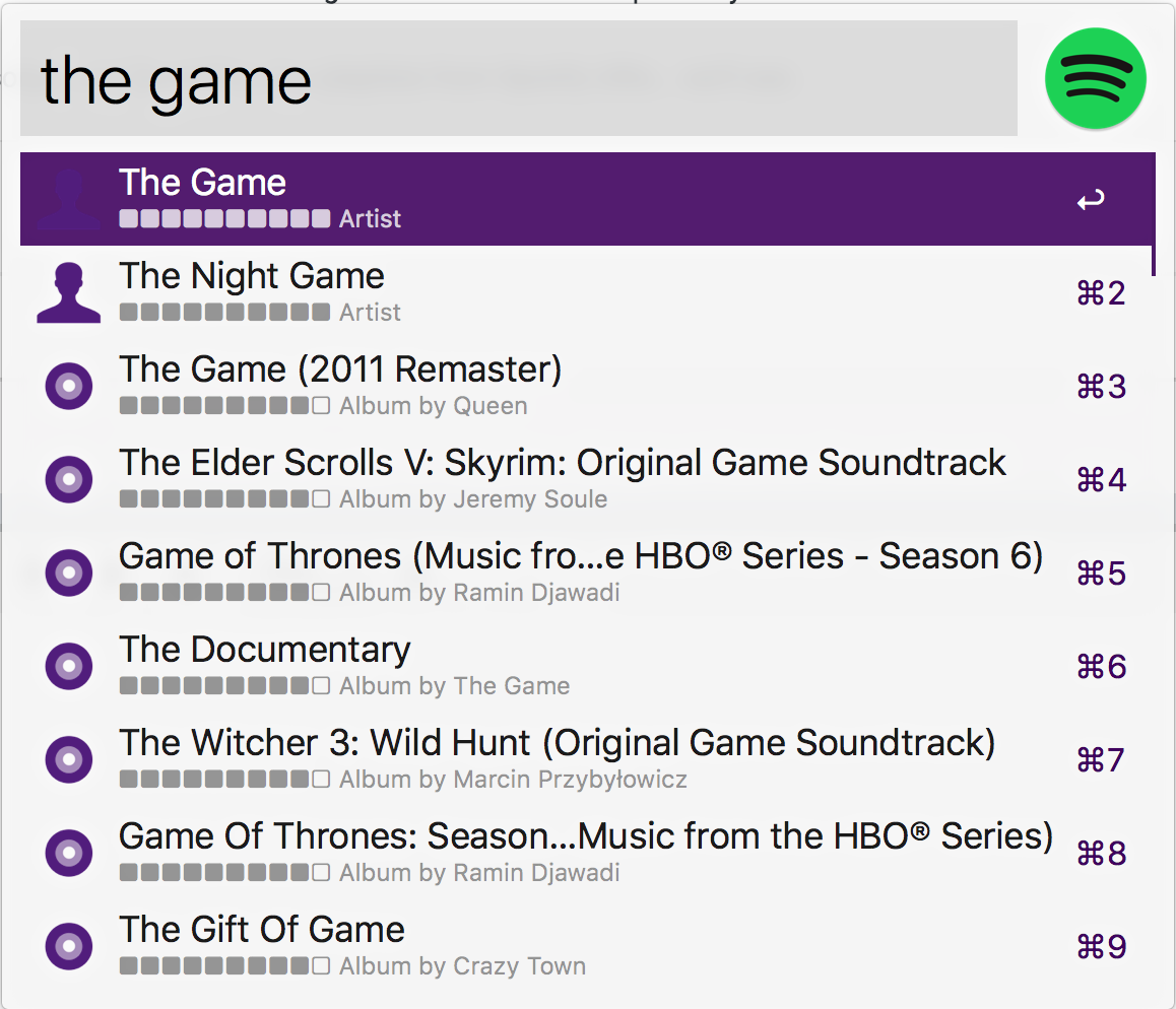 Spotifious: a natural Spotify controller for Alfred - Share your ...