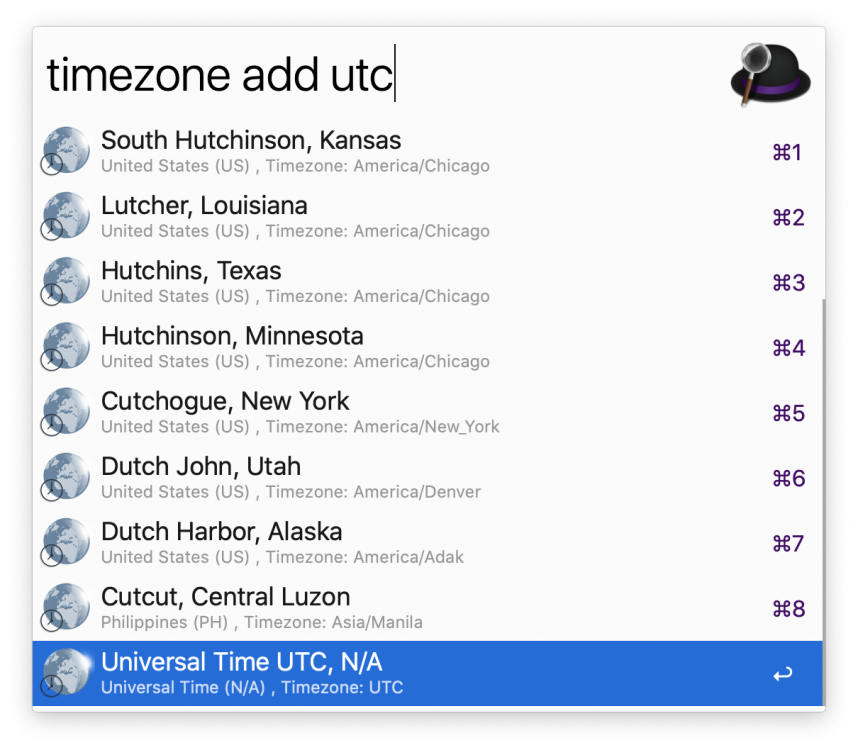 TimeZones - a World Clock script filter [updated to v1.7] - Share your ...